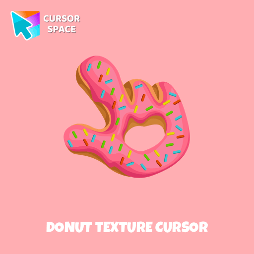 Cute Cursor Donut Texture - Cursor Pack | Cursor Space